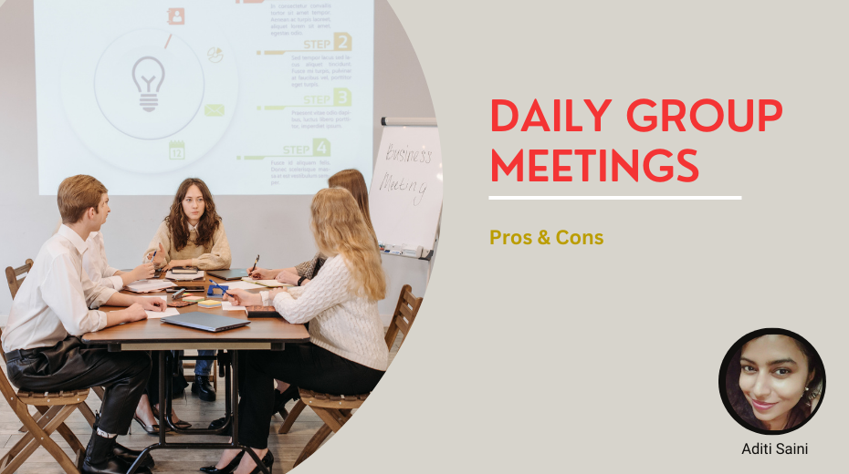 How daily group meetings increases productivity in a company?